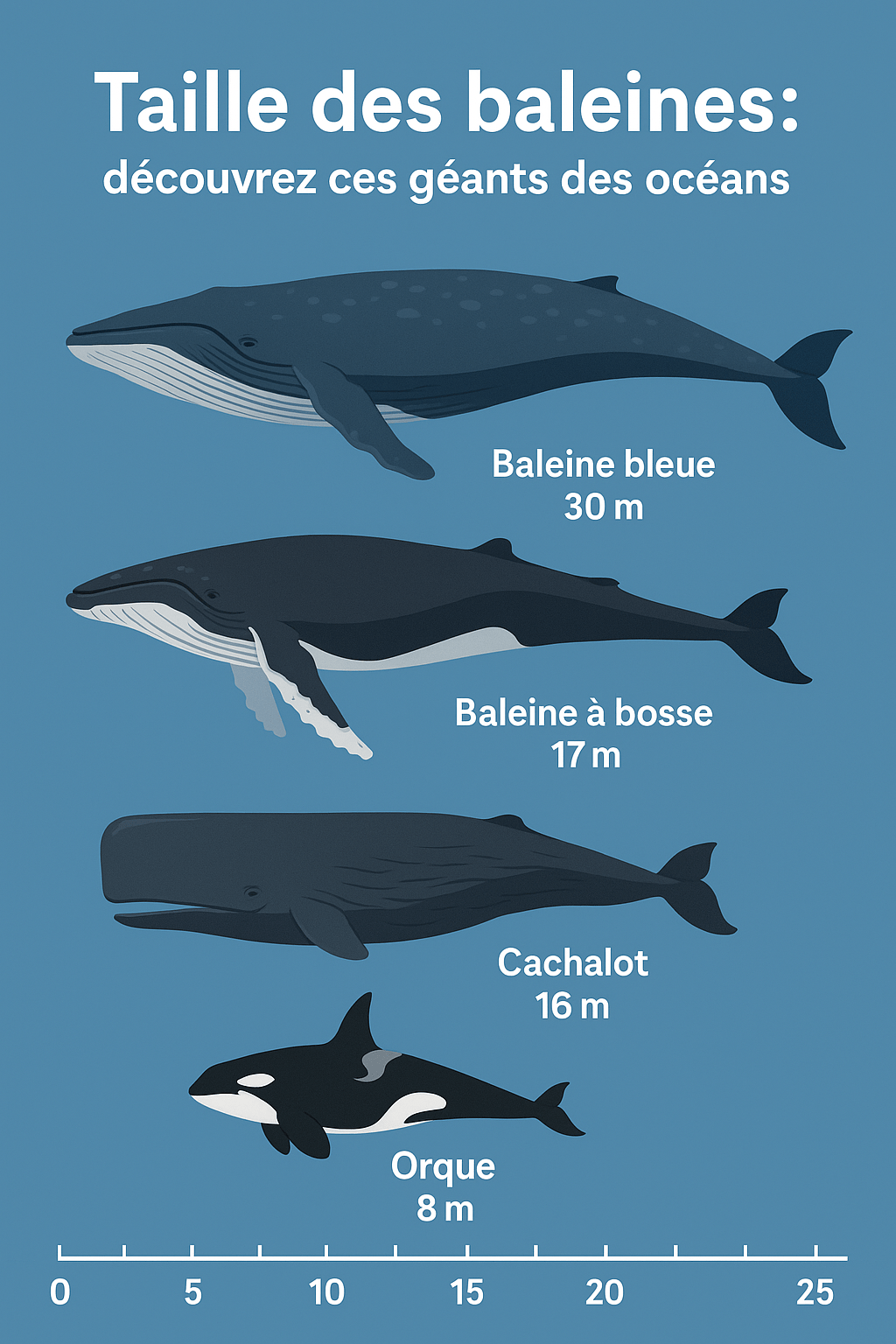 Taille des baleines : découvrez ces géants des océans qui battent tous ...